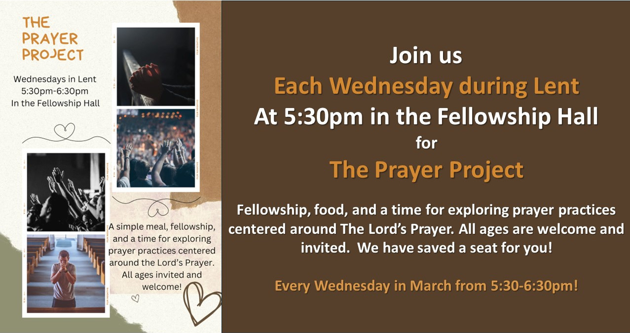 March 15: The Prayer Project – Trinity Presbyterian Church