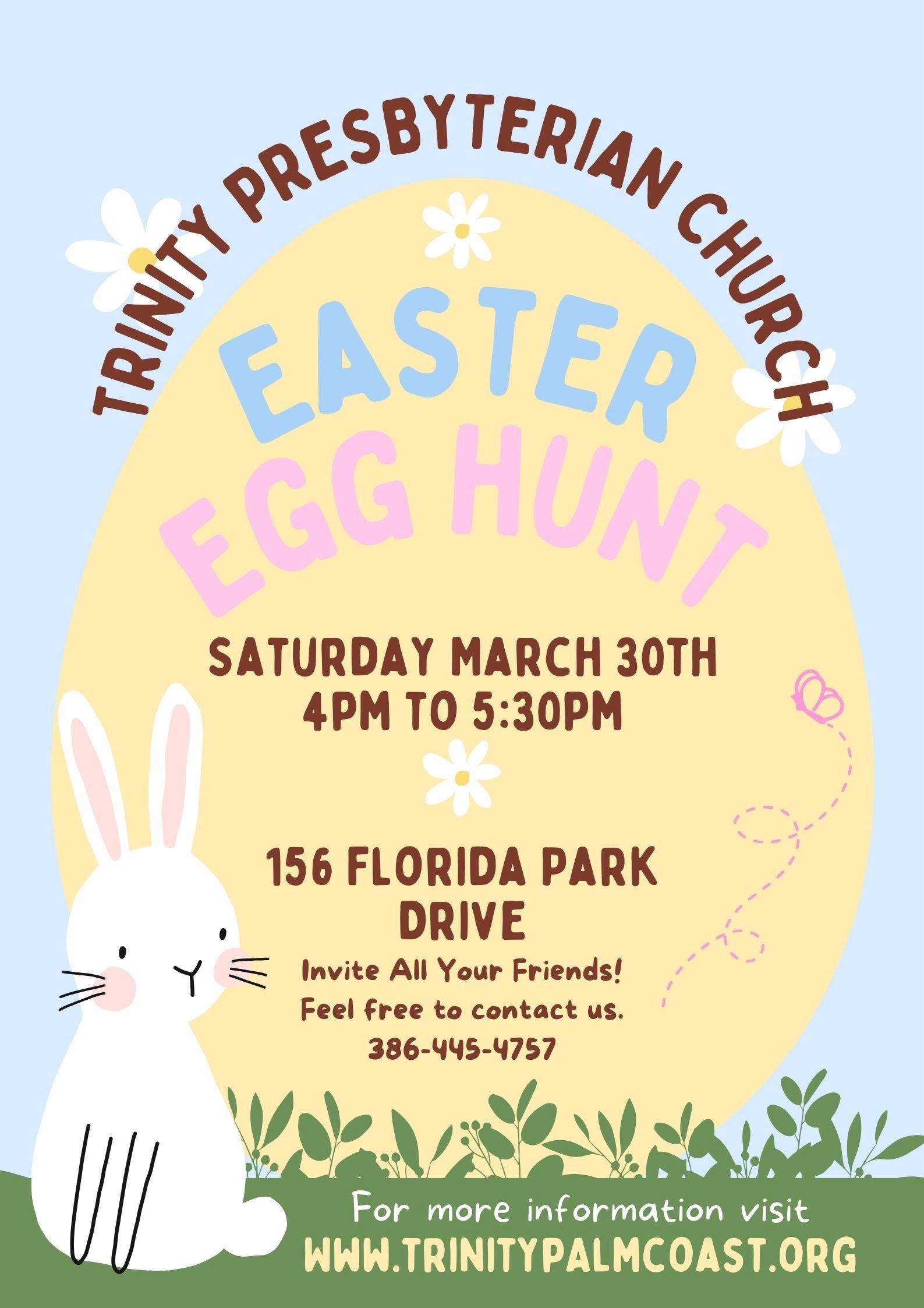 You’re Invited to an Easter Egg Hunt! – Trinity Presbyterian Church